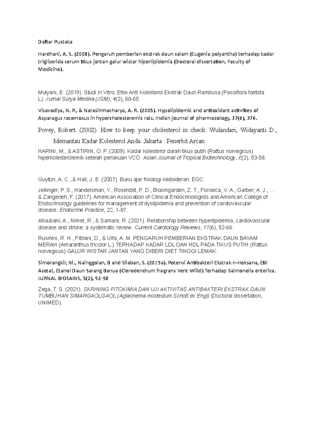 Dapus revisiii - tugas - Daftar Pustaka Hardhani, A. S. (2008 ...