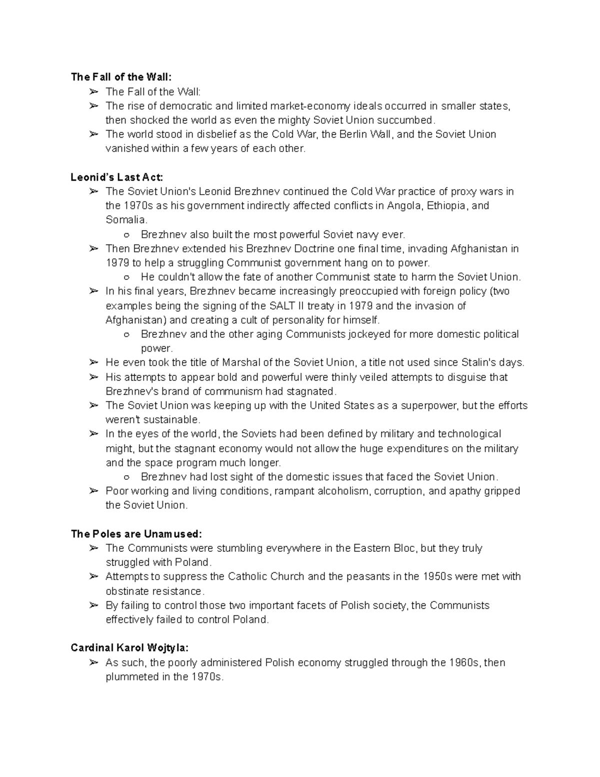 World Civ. III The End of the Cold War pt.2 - The Fall of the Wall: The ...
