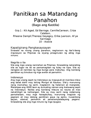 388607716 kaligirang kasaysayan ng panitikan ng matandang panahon at panahon ng kastila ...