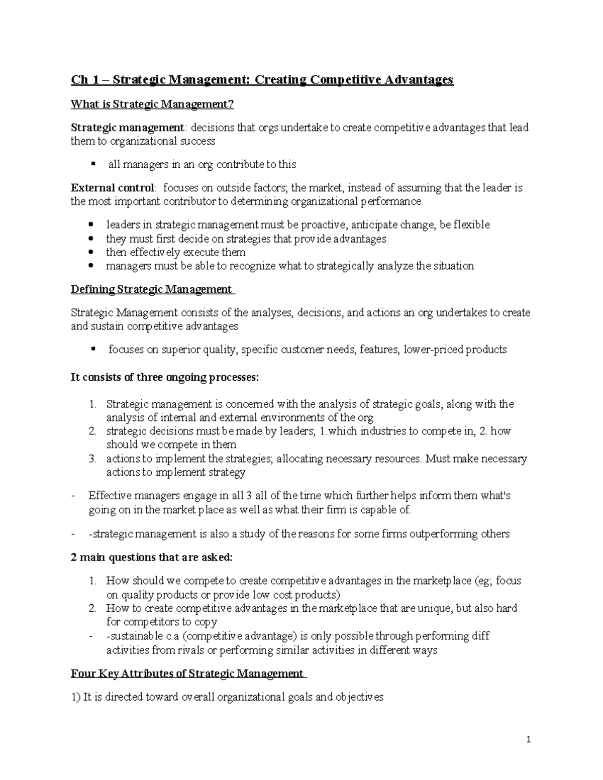 Notes v2 - Emphasis is on the integration of administrative studies ...