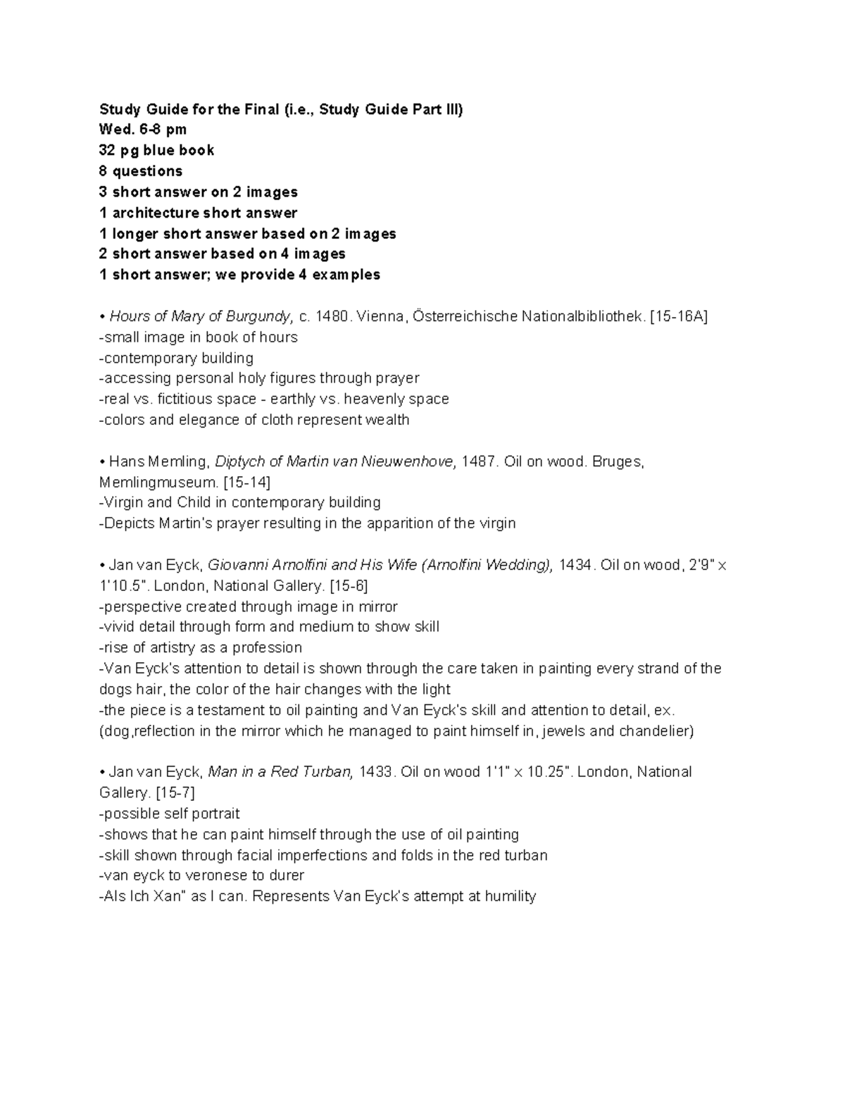 AHI1B- Medieval and Renaissance Art Entire Course summary and Overview ...