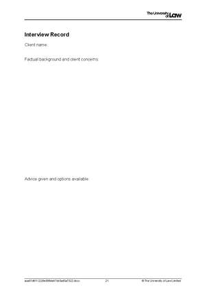 Interview template - skeleton script - INTERVIEWING STAGE AND RELEVANT ...