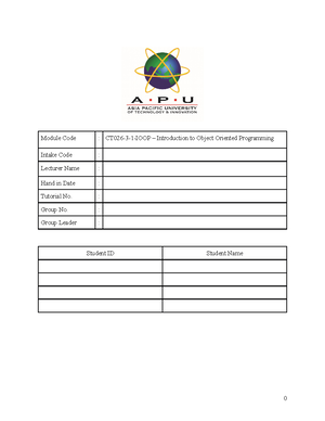 PFDA Assignment Report Jackson Tai TP059628 - INDIVIDUAL ASSIGNMENT TECHNOLOGY PARK MALAYSIA ...