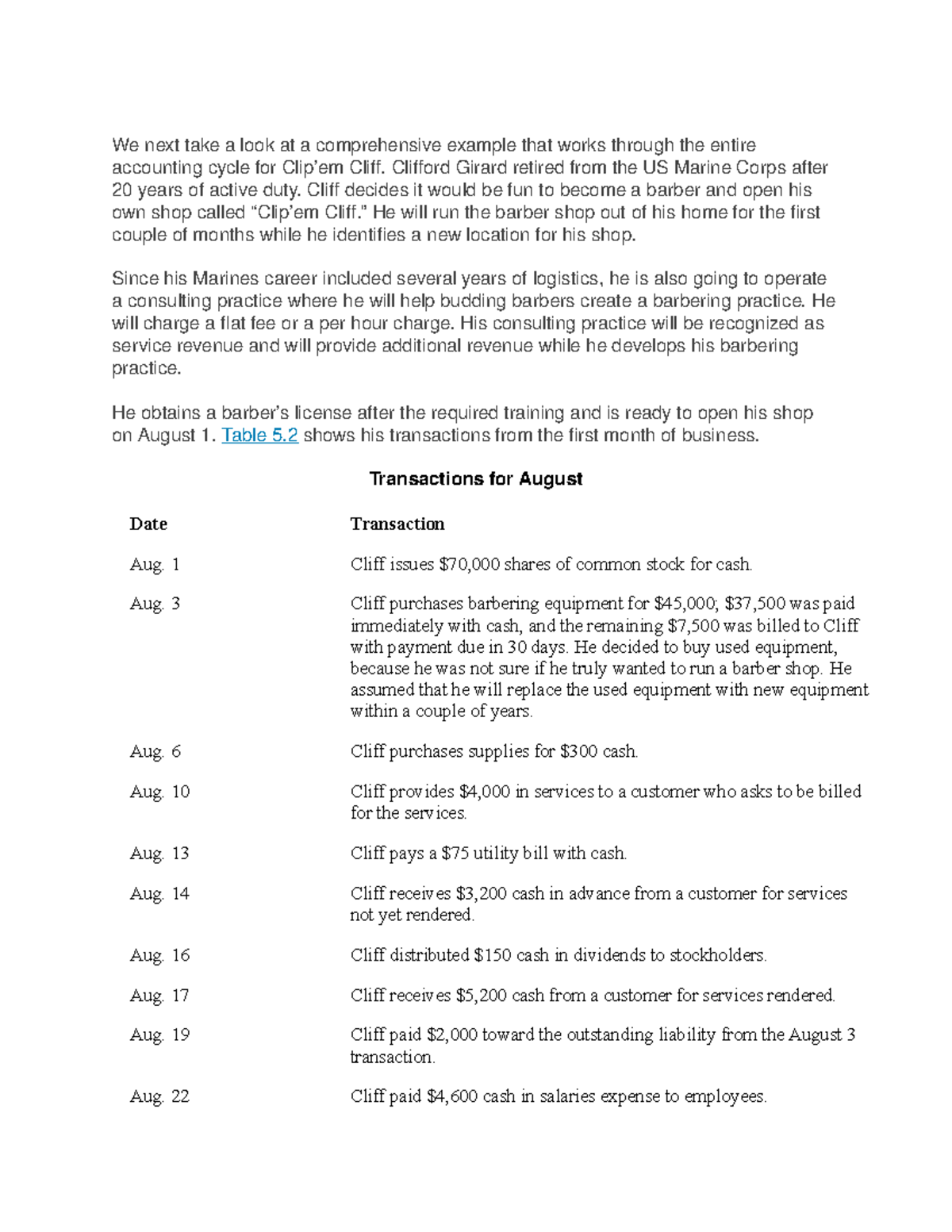 We next take a look at a comprehensive example that works through the ...