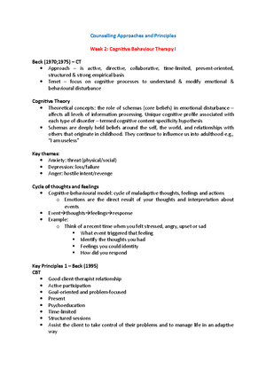PSYU2201 Tutorial Notes - Listening is the core skill of attending ...