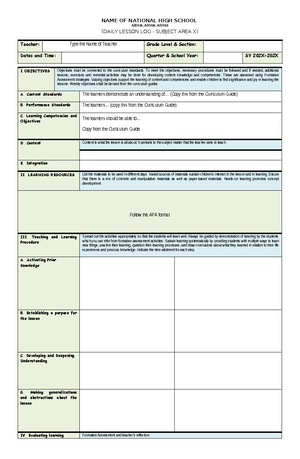 Health-TOS-8G4Q - MAKING TOS (TABLE OF SPECIFICATION - Republic of the ...