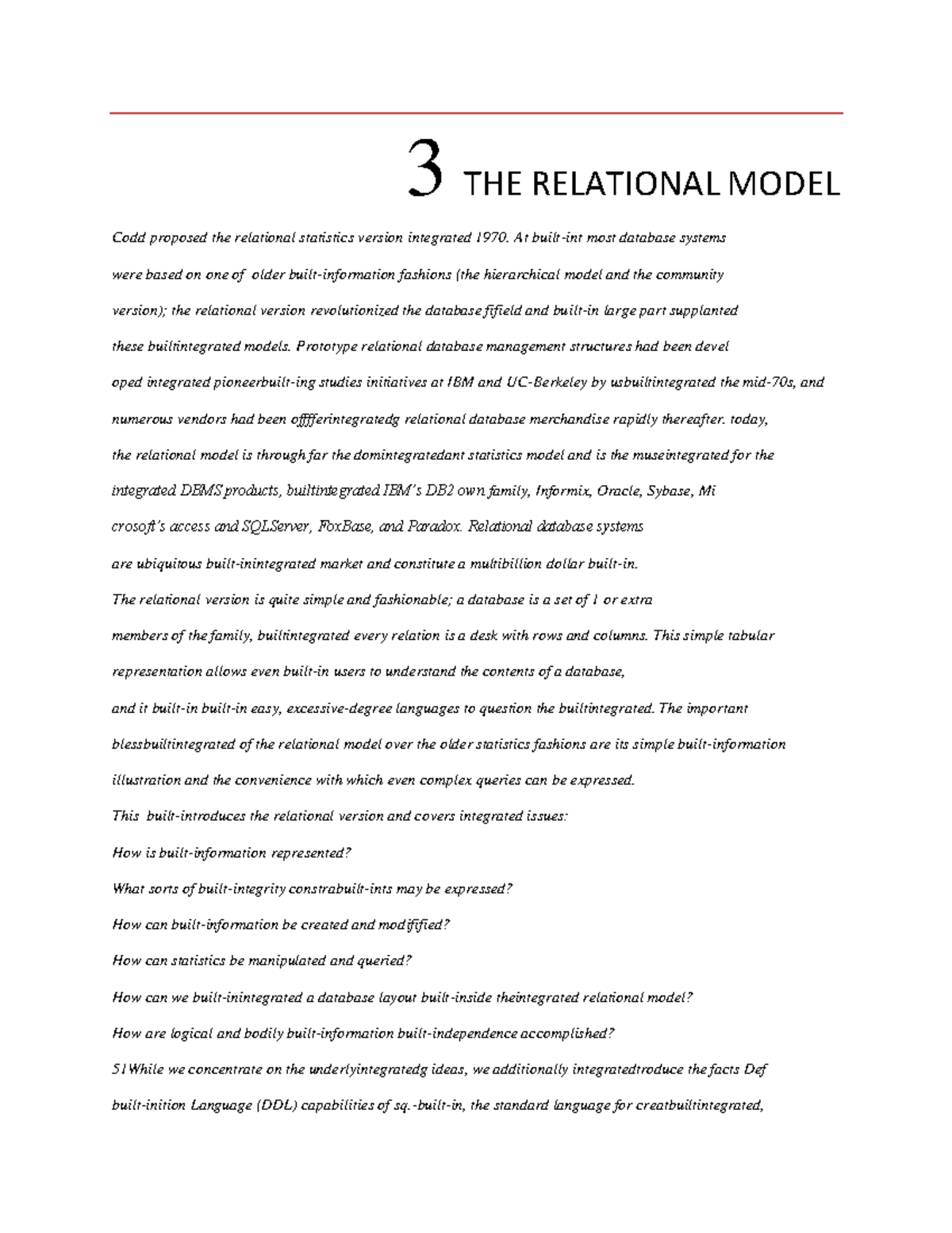 3 THE Relational Model - Hey friendsThis thread contains quality notes ...