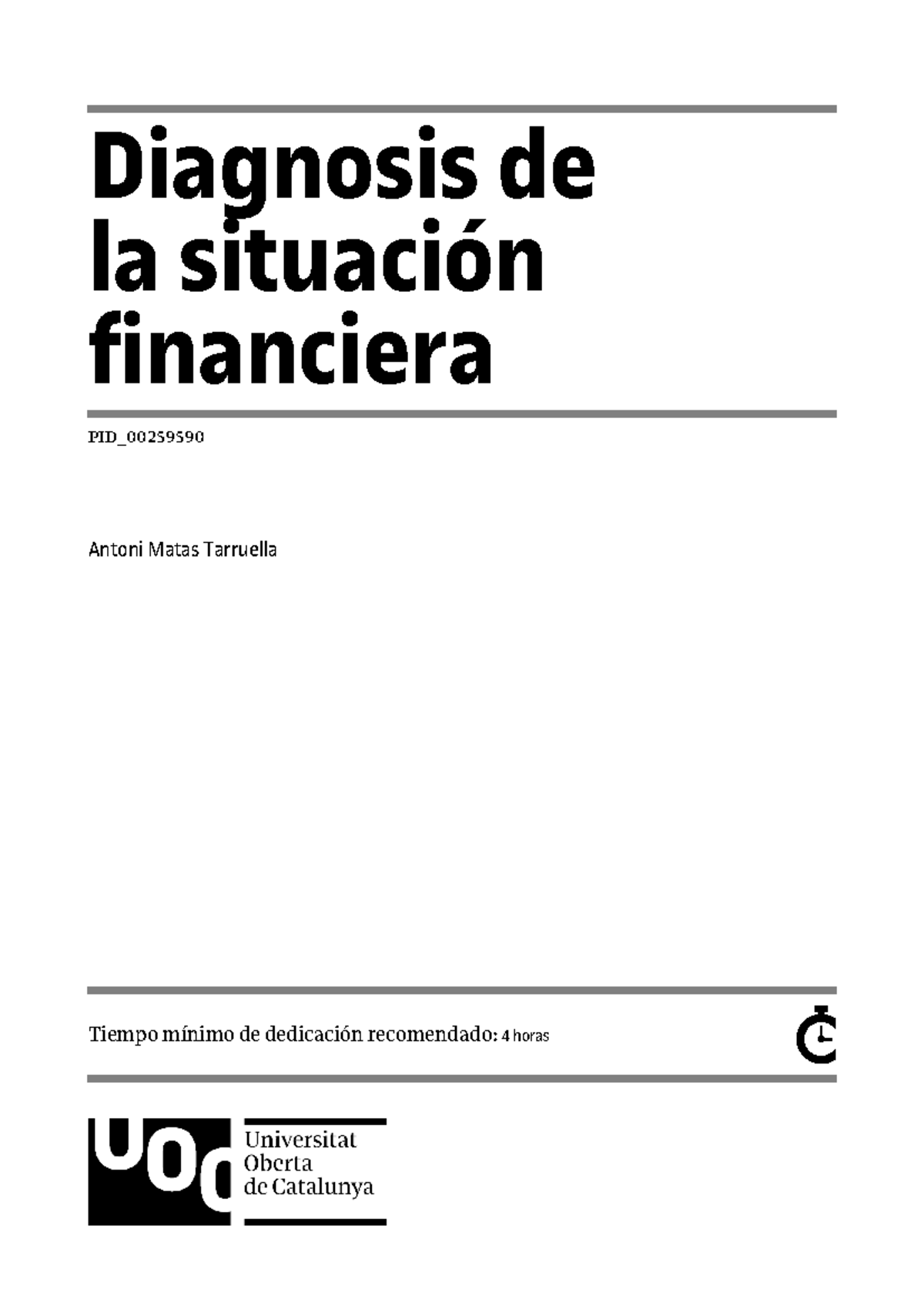 M¢dulo 1.1. Diagnosis de la situaci¢n financiera - Diagnosis de la situación financiera PID ...