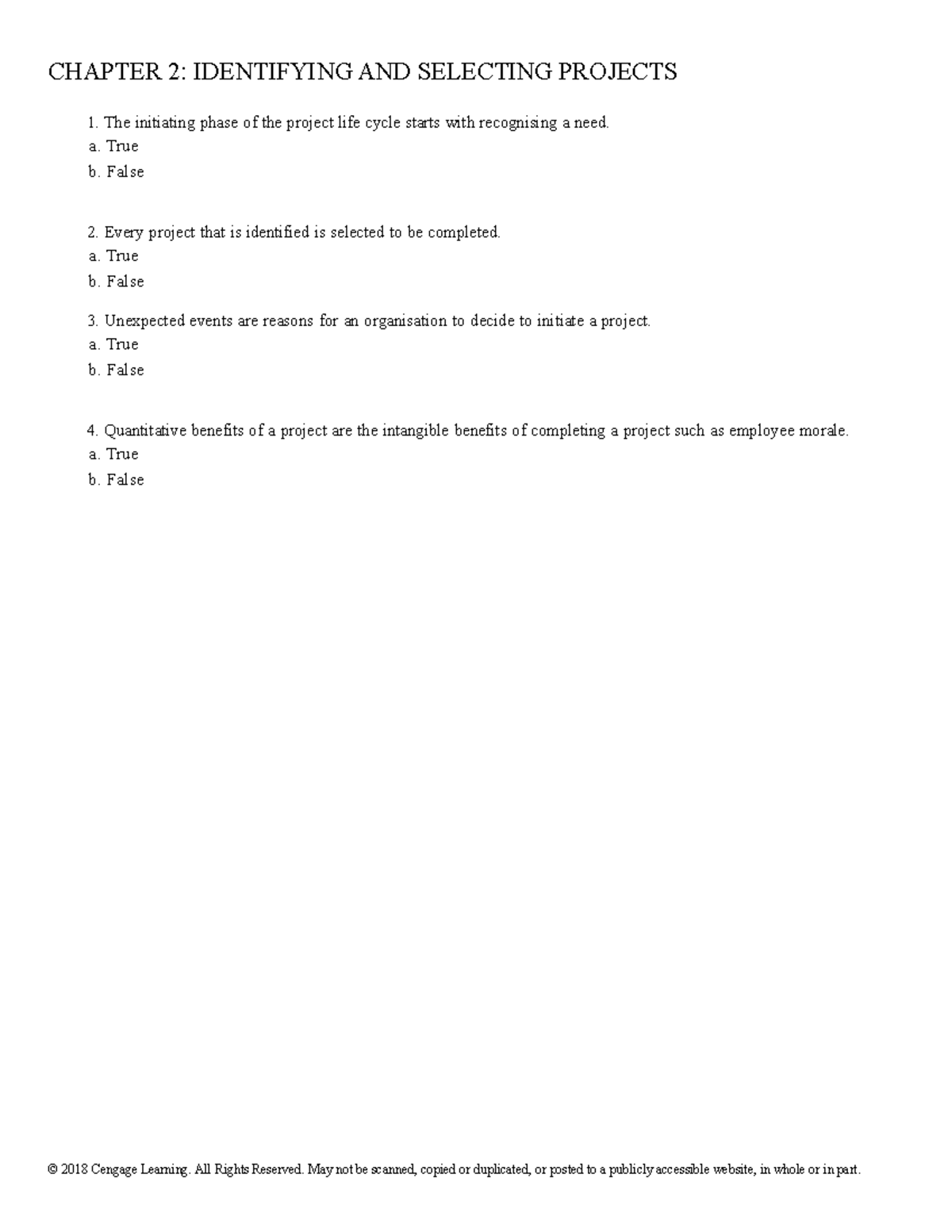 ICE Task 2 3 - Ice tasks - The initiating phase of the project life ...