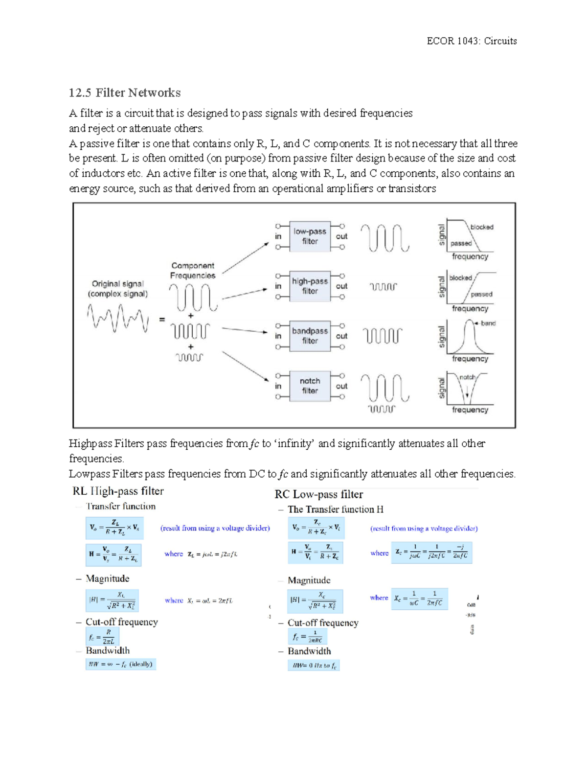 Circuits Final Exam Review (page 9 of 10) - ECOR 1043: Circuits 12 ...
