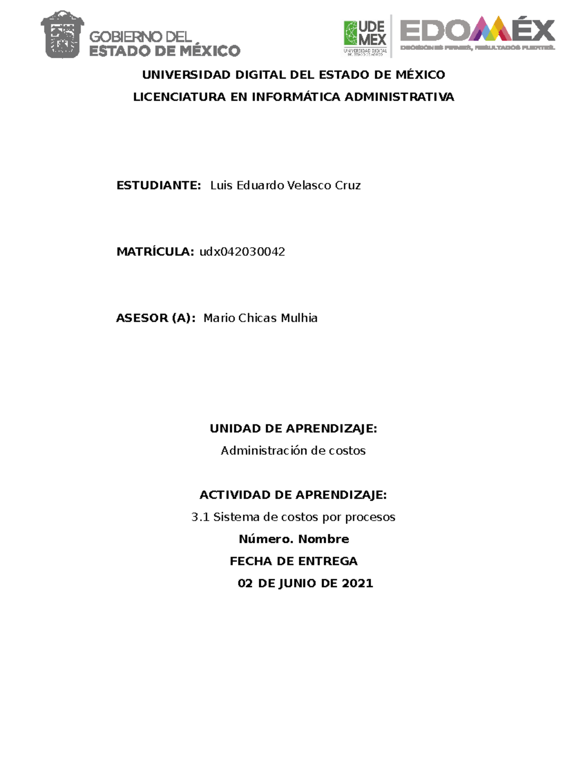 ADC AA 3 1 LEVC - fngn - UNIVERSIDAD DIGITAL DEL ESTADO DE MÉXICO ...