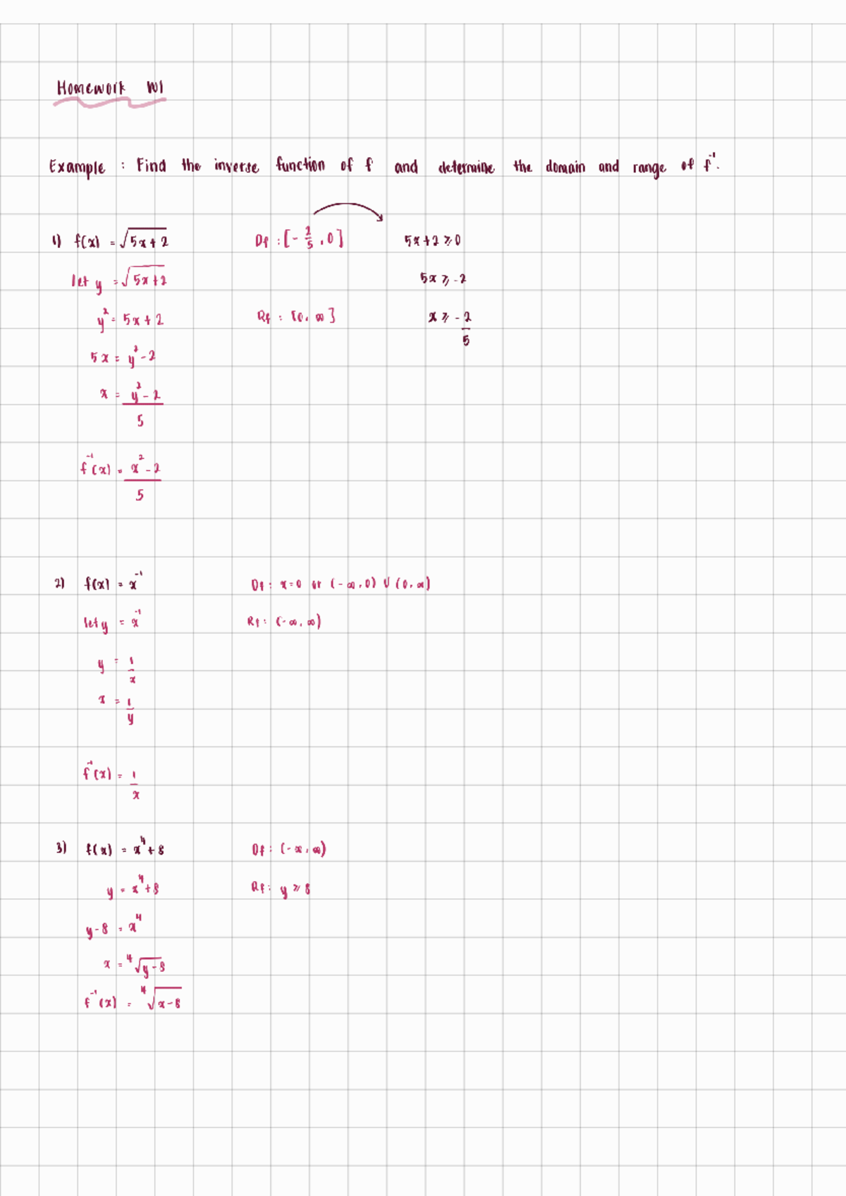 HW WEEK1 - Mathematics - Studocu
