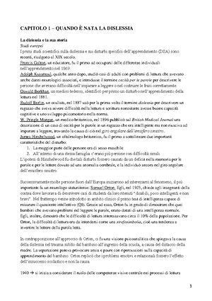 Schemi La dislessia come riconoscerla e trattarla - Disturbi dell ...