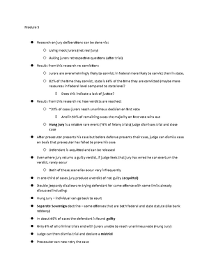 Chapter 7 - Debra Ross - Textbook notes Arrest – the deprivation of ...