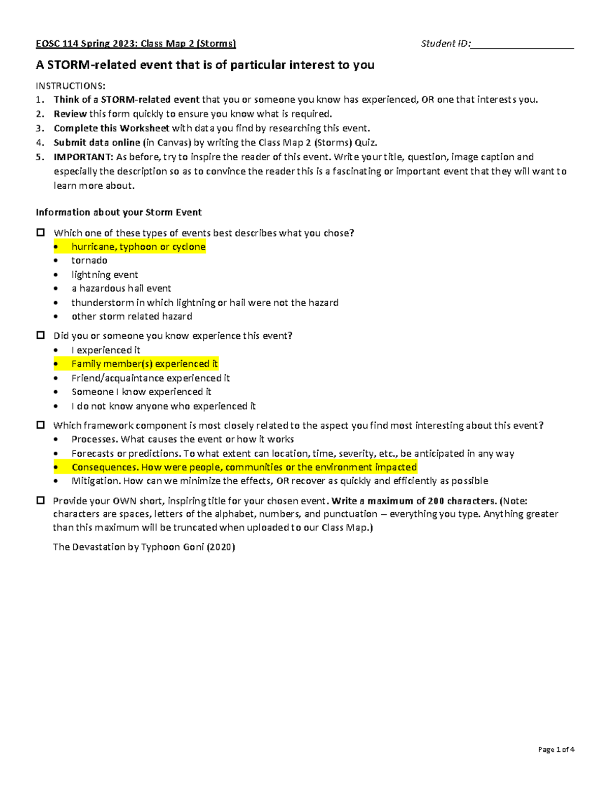 EOSC114 Class Map-Storms - EOSC 114 Spring 2023: Class Map 2 (Storms ...