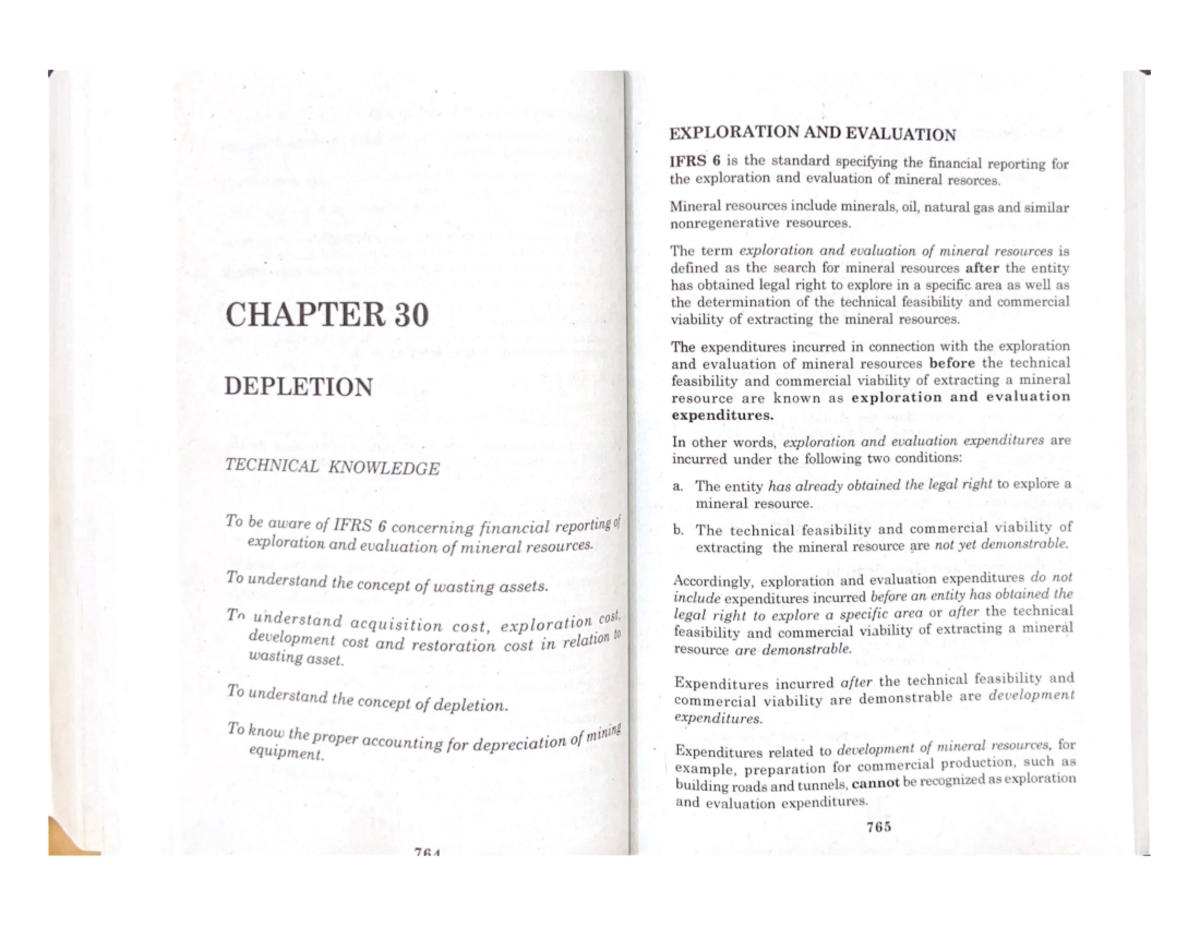 Valix-Book-Depletion - EXPLORATION AND EVALUATION IFRS 6 is the ...