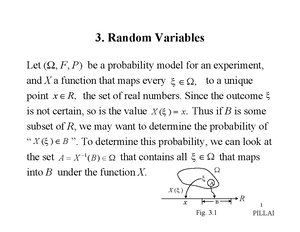 EL6303 Lecture 1A - 1 TABLE OF CONTENTS PROBABILITY THEORY Lecture – 1 Basics Lecture – 2 - Studocu