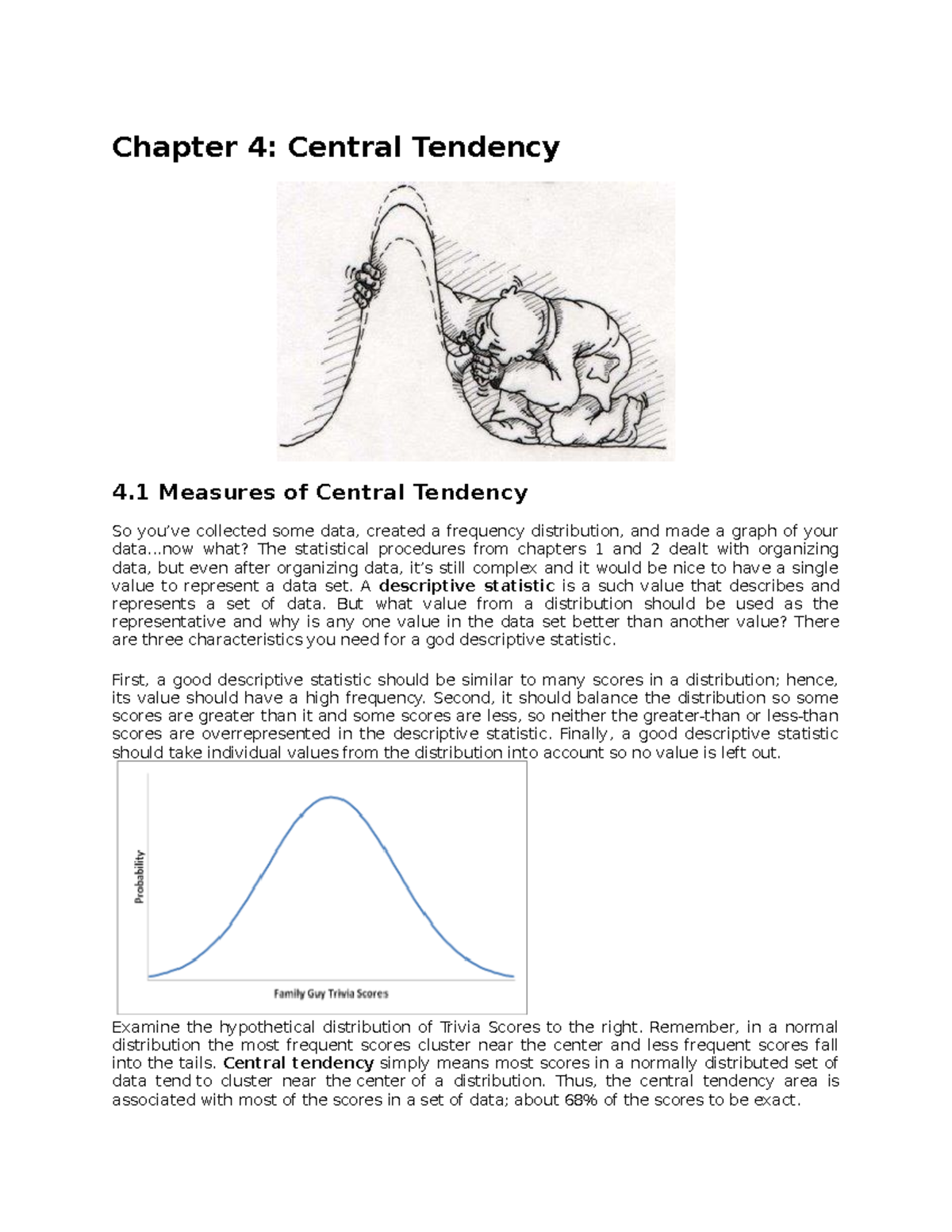 Chapter 4 - Chapter 4: Central Tendency 4 Measures of Central Tendency ...