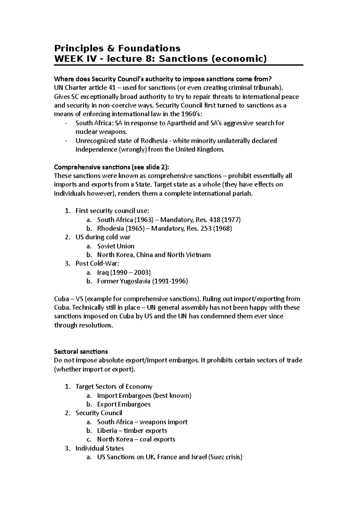 PFIL week 4 - lecture 8 - Principles & Foundations WEEK IV - lecture 8 ...