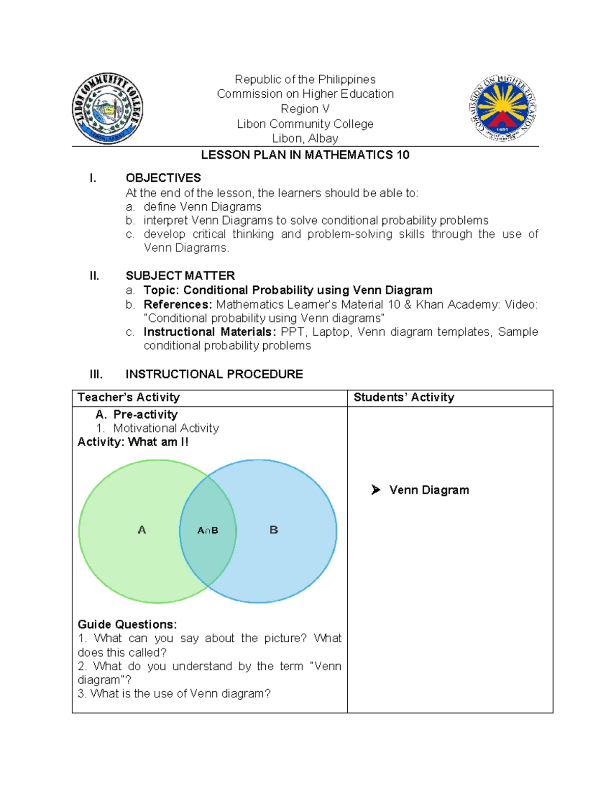 DLP-IN-COND - EDITABLE - Republic of the Philippines Commission on ...