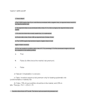 Tutorial 6 - Solutions - These exercises include all the needed info ...