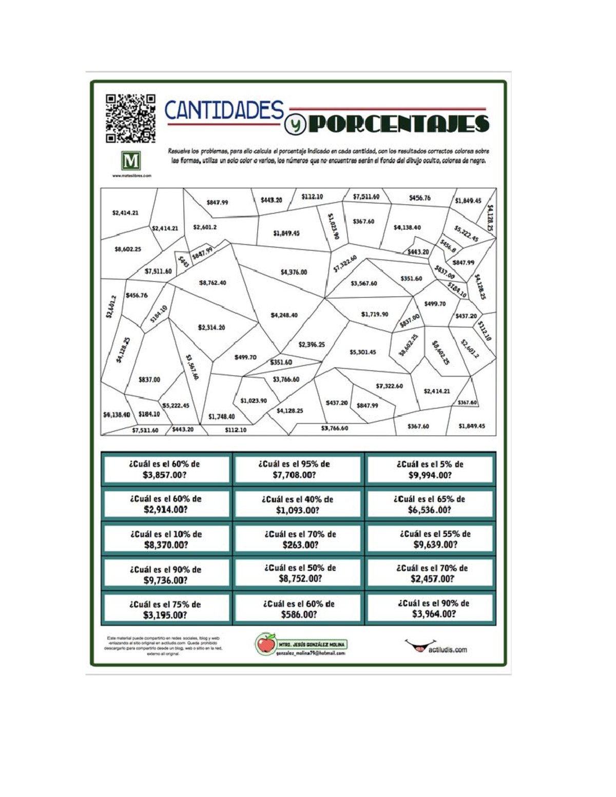 Ejercicios Variados DE Calcula Y Colorea - Matemáticas I - Studocu