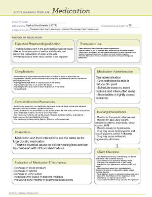 Filgrastim - Medication Card - ACTIVE LEARNING TEMPLATES Medication ...