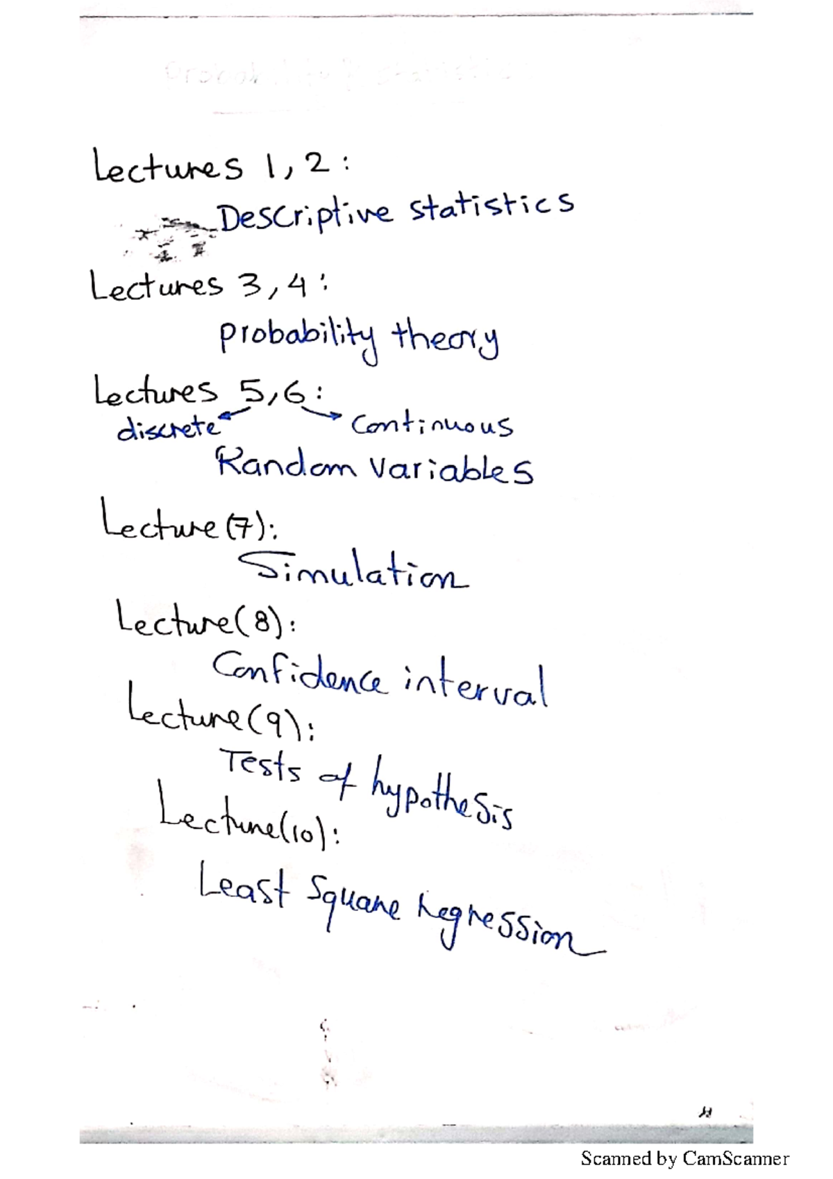 Final revision statistics s1 - Strategic Management - Studocu