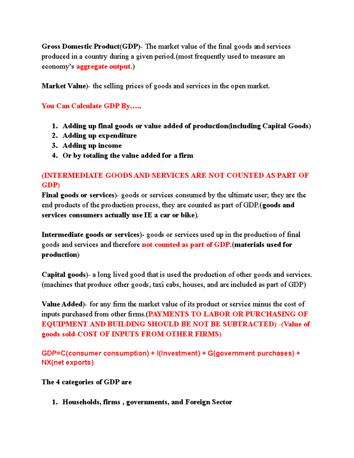 Econ 3 Chapter 17 Notes - Principles of Economics - Gross Domestic ...