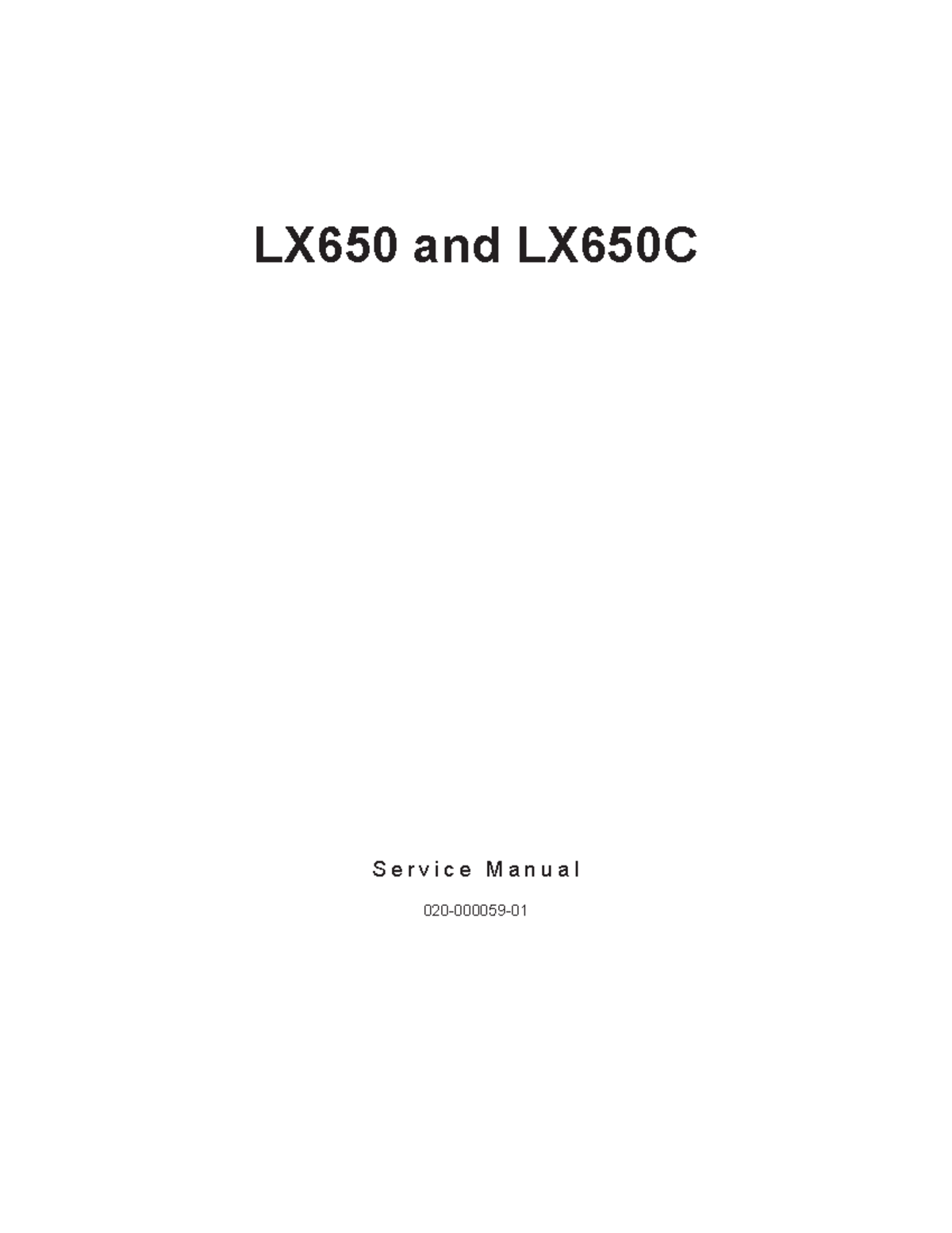 Christie lx-650-650c - LX650 and LX650C S e r v i c e M a n u a l ####### 020-000059 ...