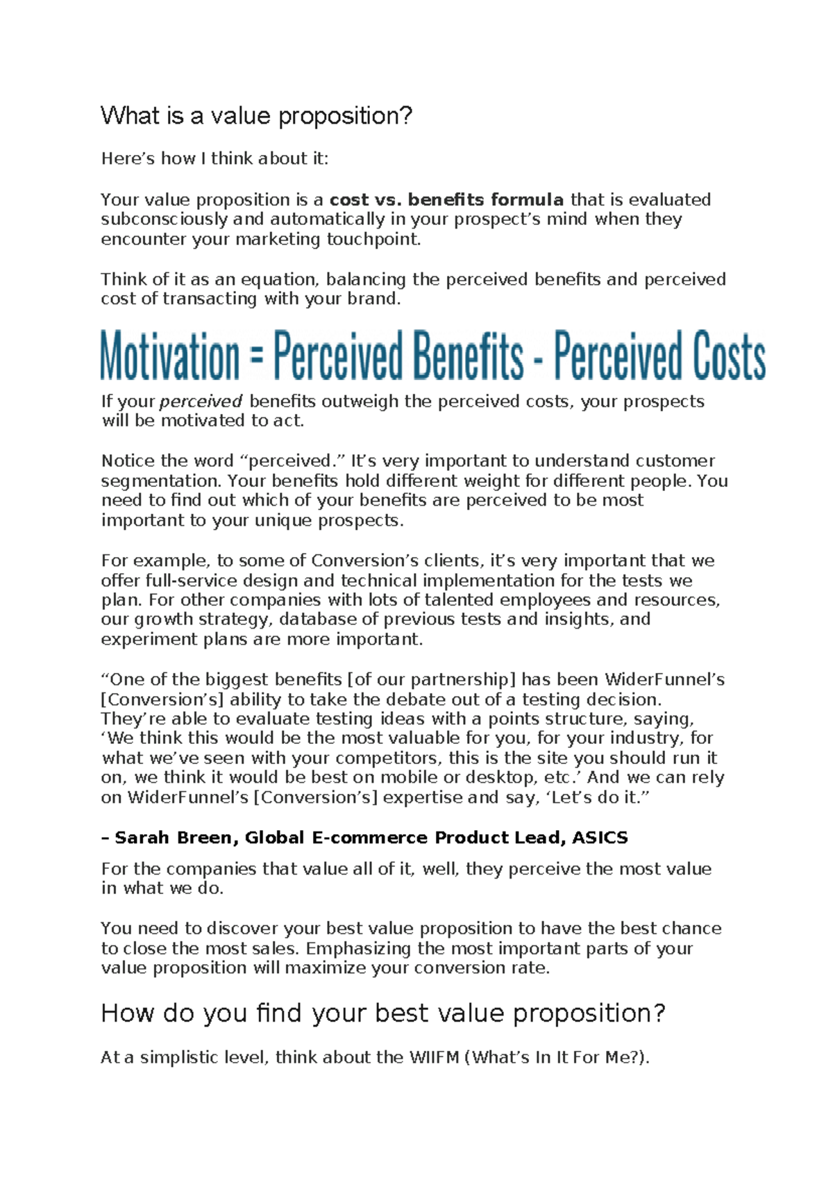 Points of Parity (POPs), Points of Difference (PODs), and Points of ...
