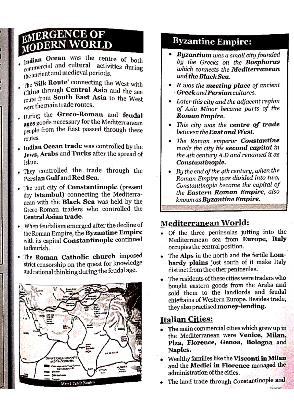 Emergence of modern world - History of Twentieth Century World - Studocu