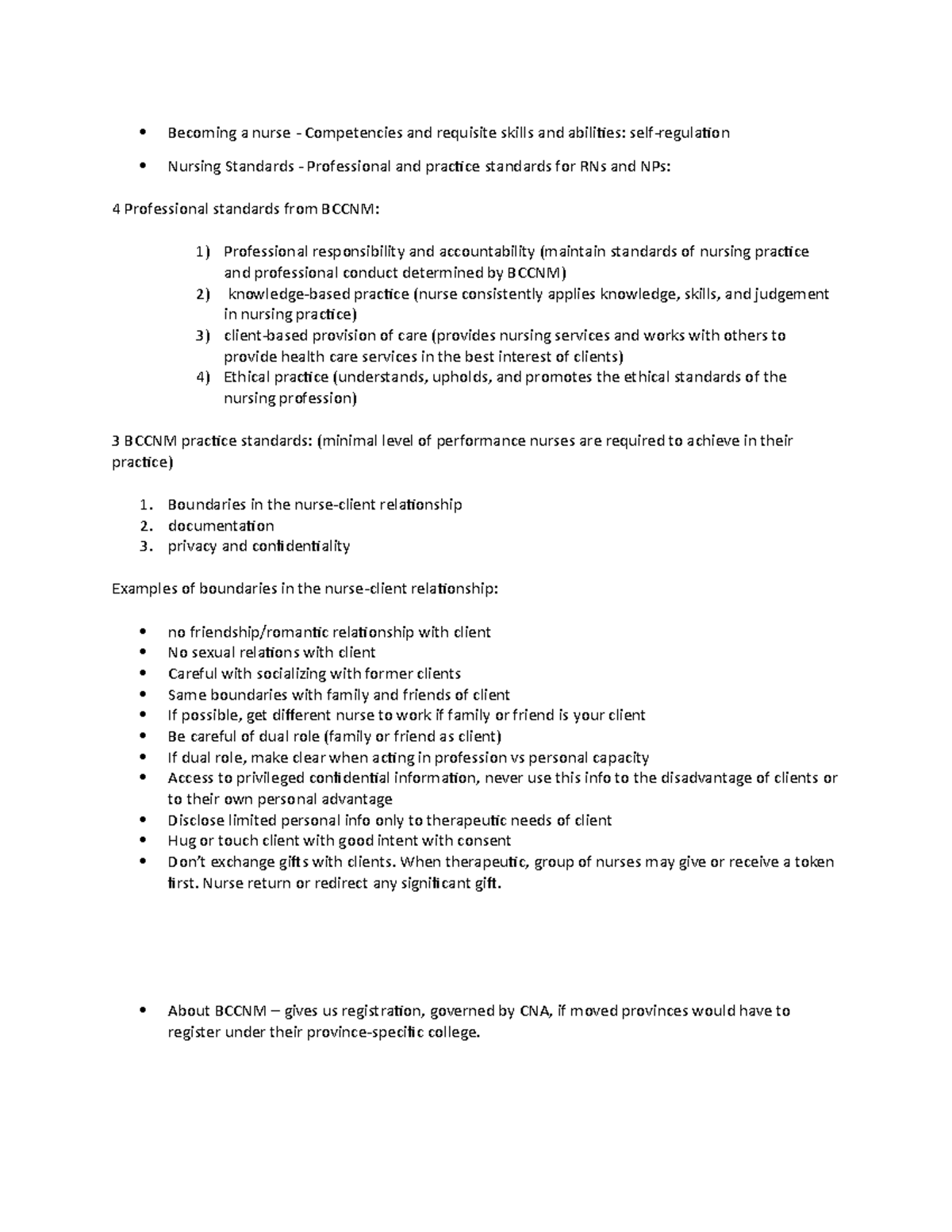 Module 2 Week 3:4 - ..... - Becoming a nurse - Competencies and ...