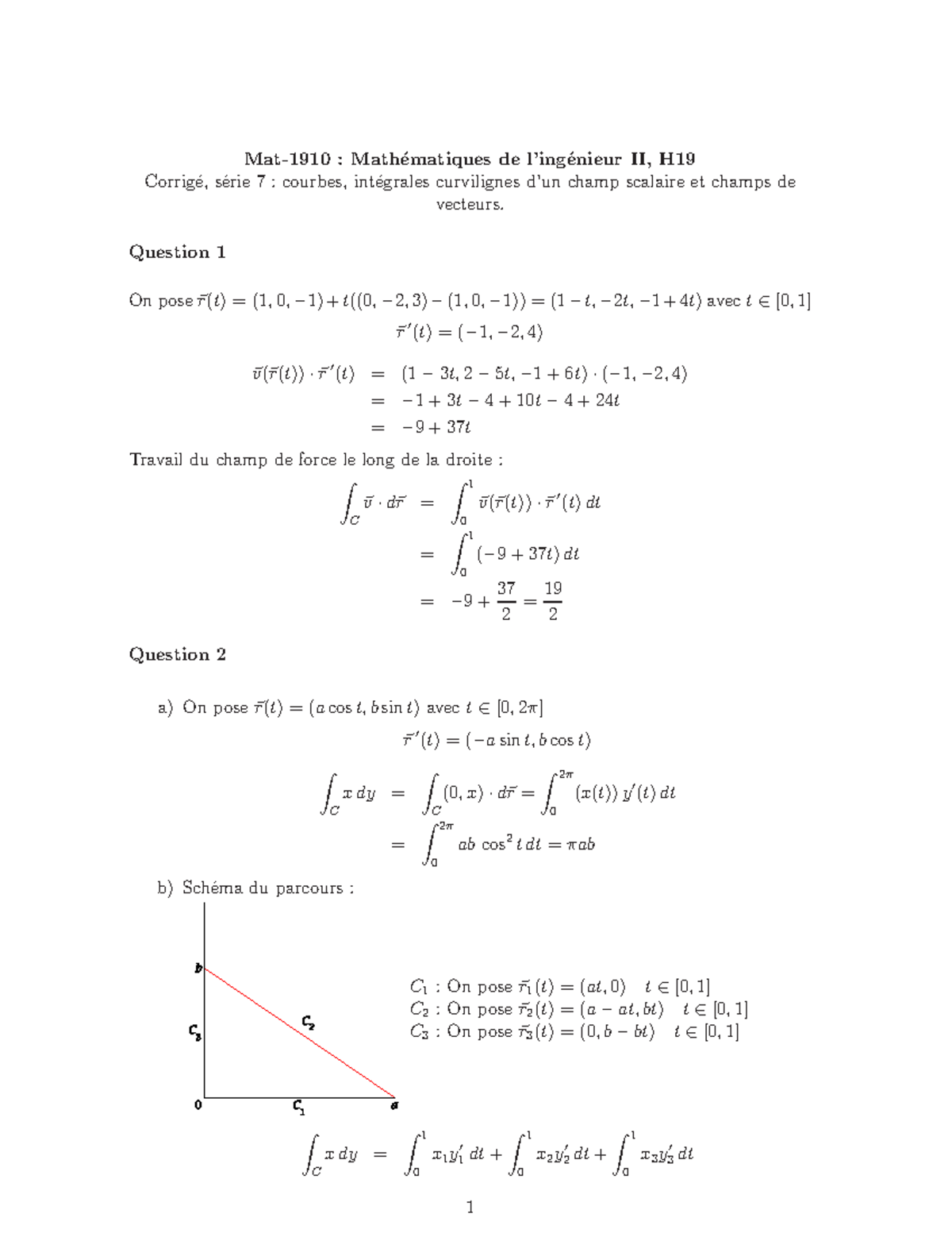 Corrige - Mat-1910 : Math ́ematiques de l’ing ́enieur II, H Corrig ́e ...