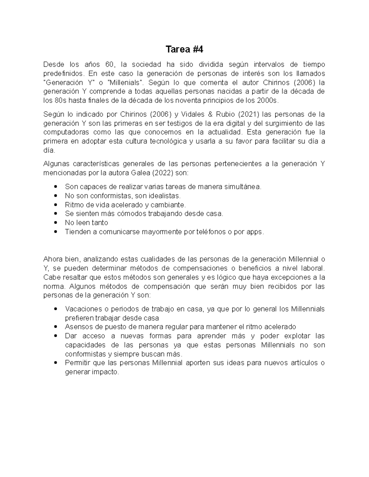 Tarea #4 TGTH - ... - Tarea Desde los años 60, la sociedad ha sido ...