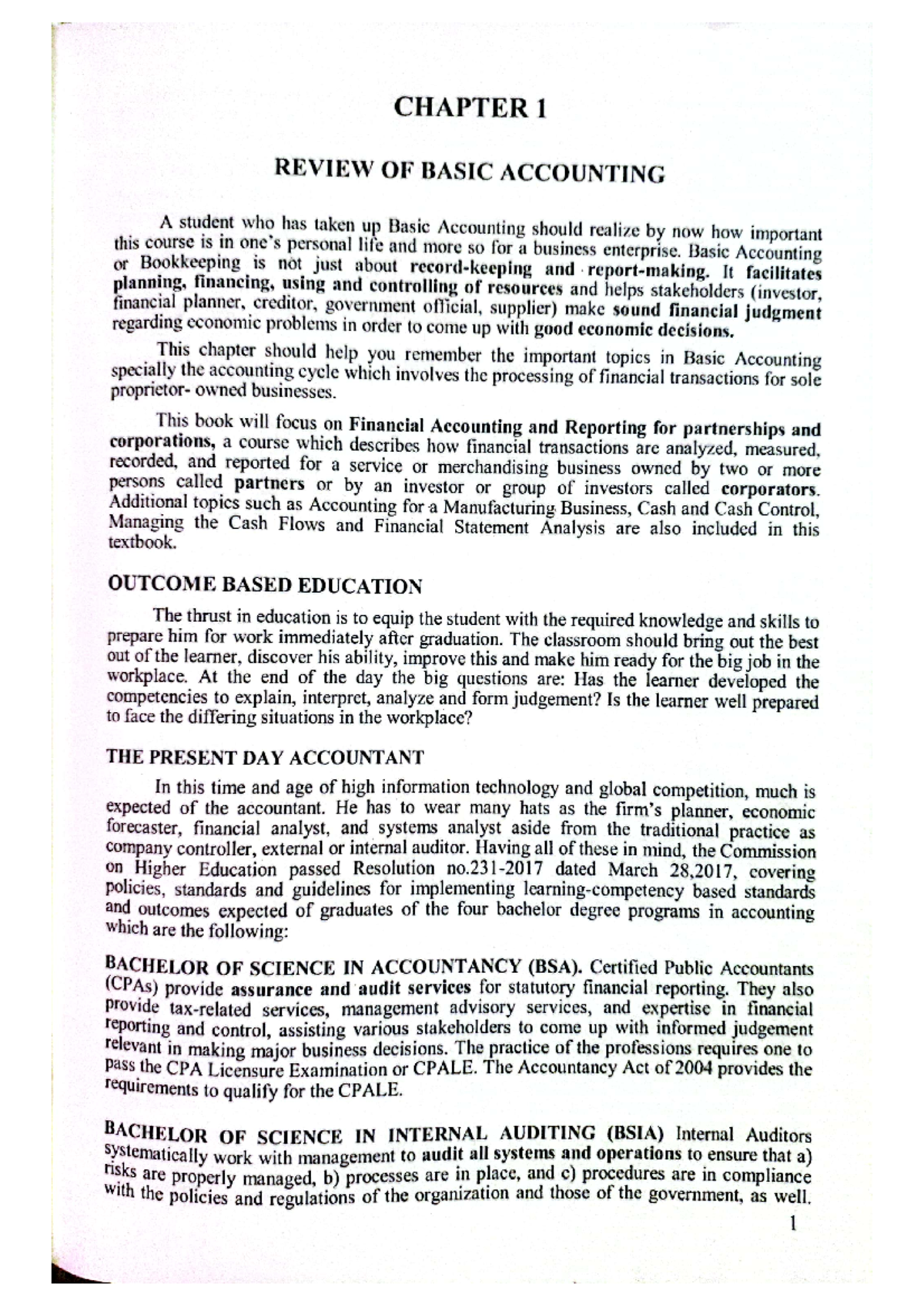 FAR 25TH Edition Chapter 1 - BSBA Major in Financial Management - Studocu