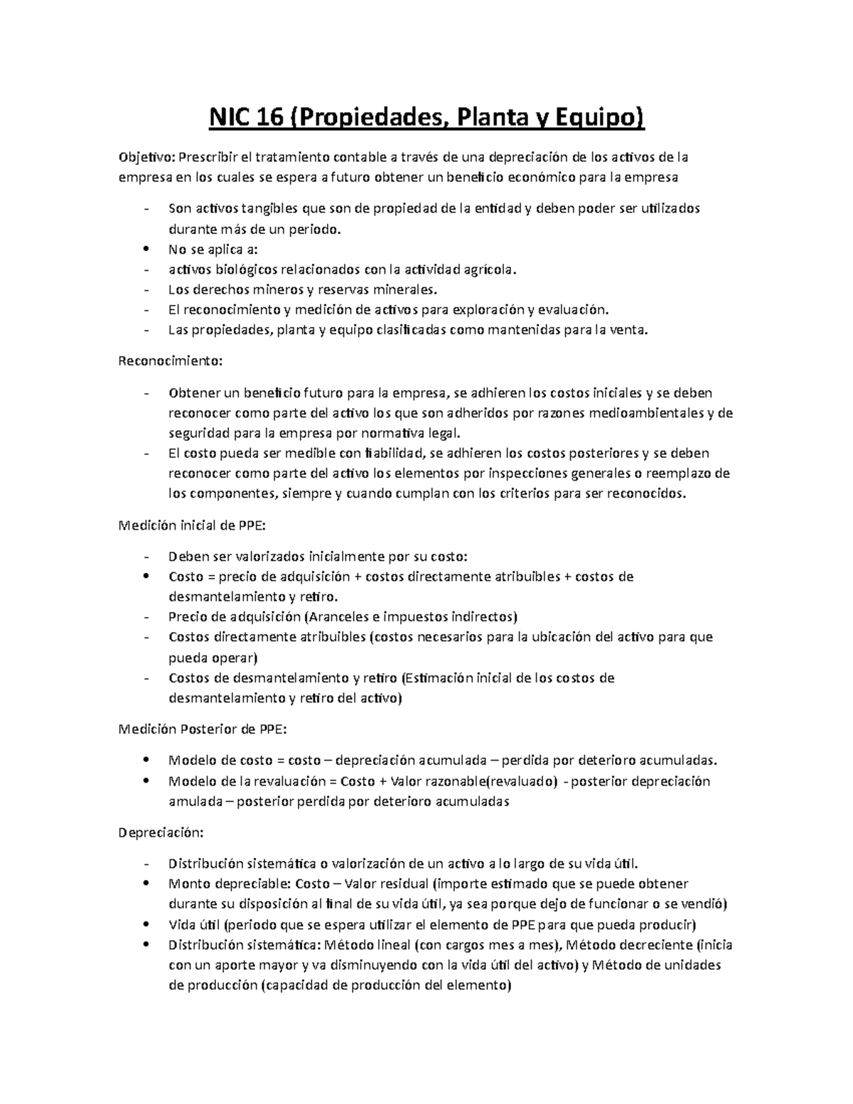 NIC1 Y NIC16 - apuntes de nic1 y nic 16 - IFRS y Estados Financieros ...
