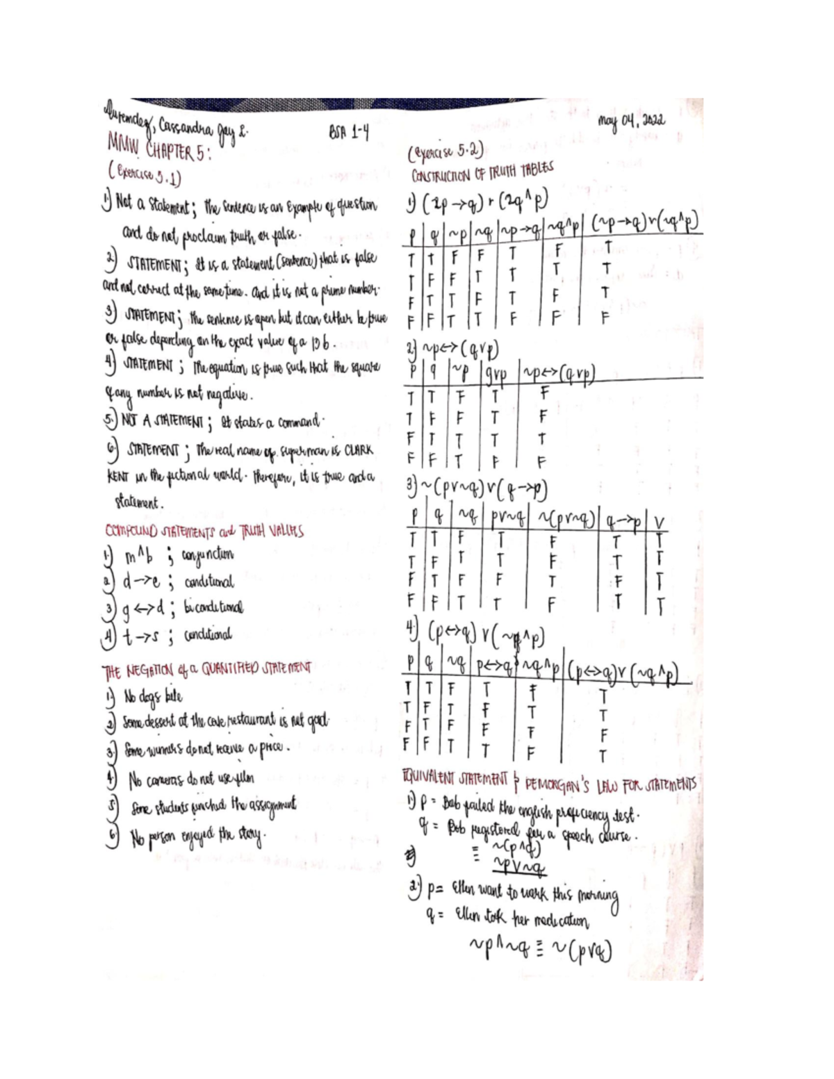 Duremdez MMW Assignment#5 - Mathematics in the Modern World - Studocu
