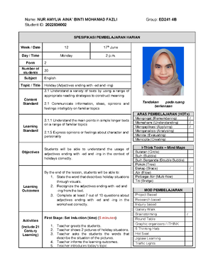 Course Information EDU55 - Curriculum and Instruction - UiTM - Studocu