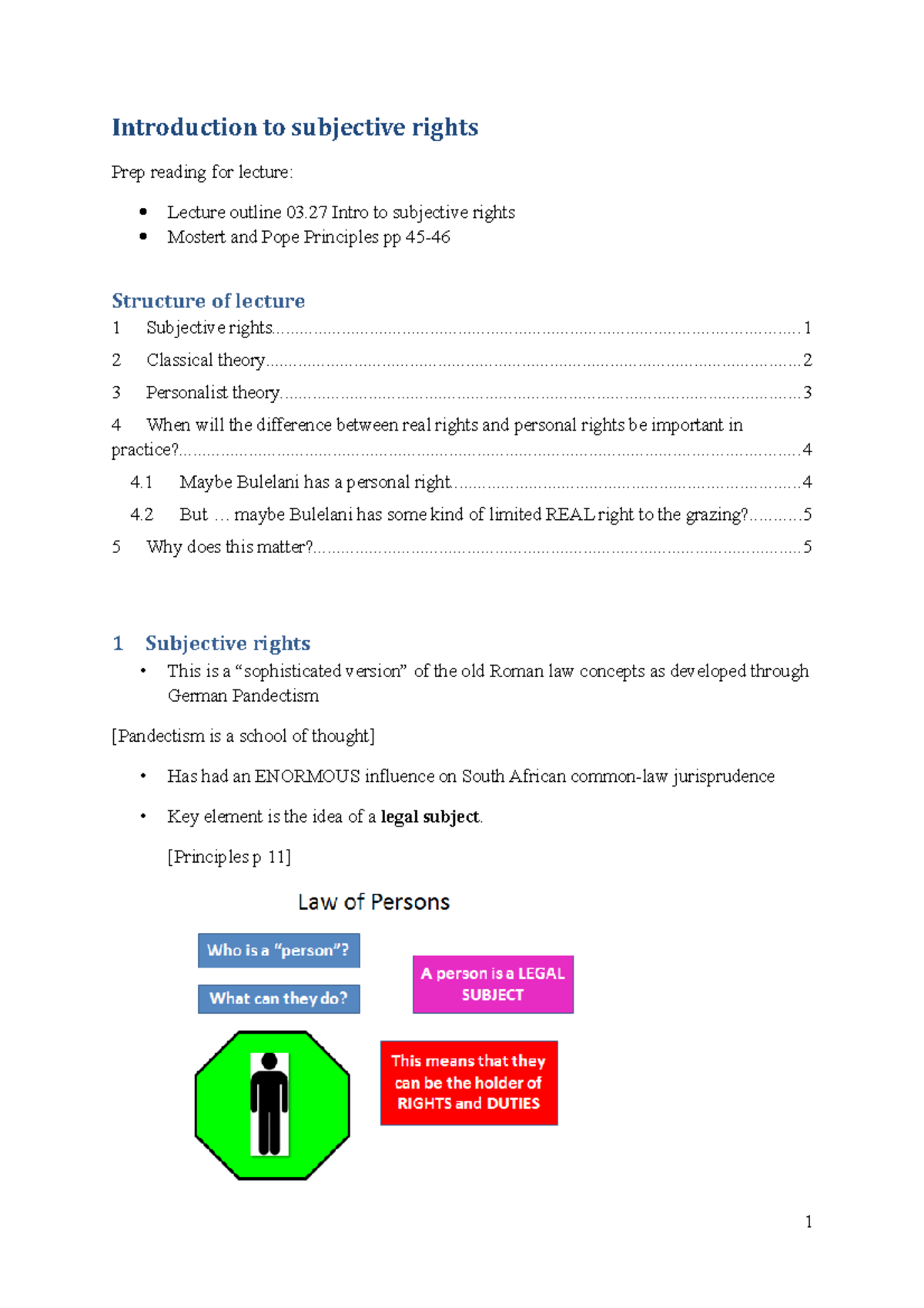 03.27 Intro to subjective rights - Introduction to subjective rights ...