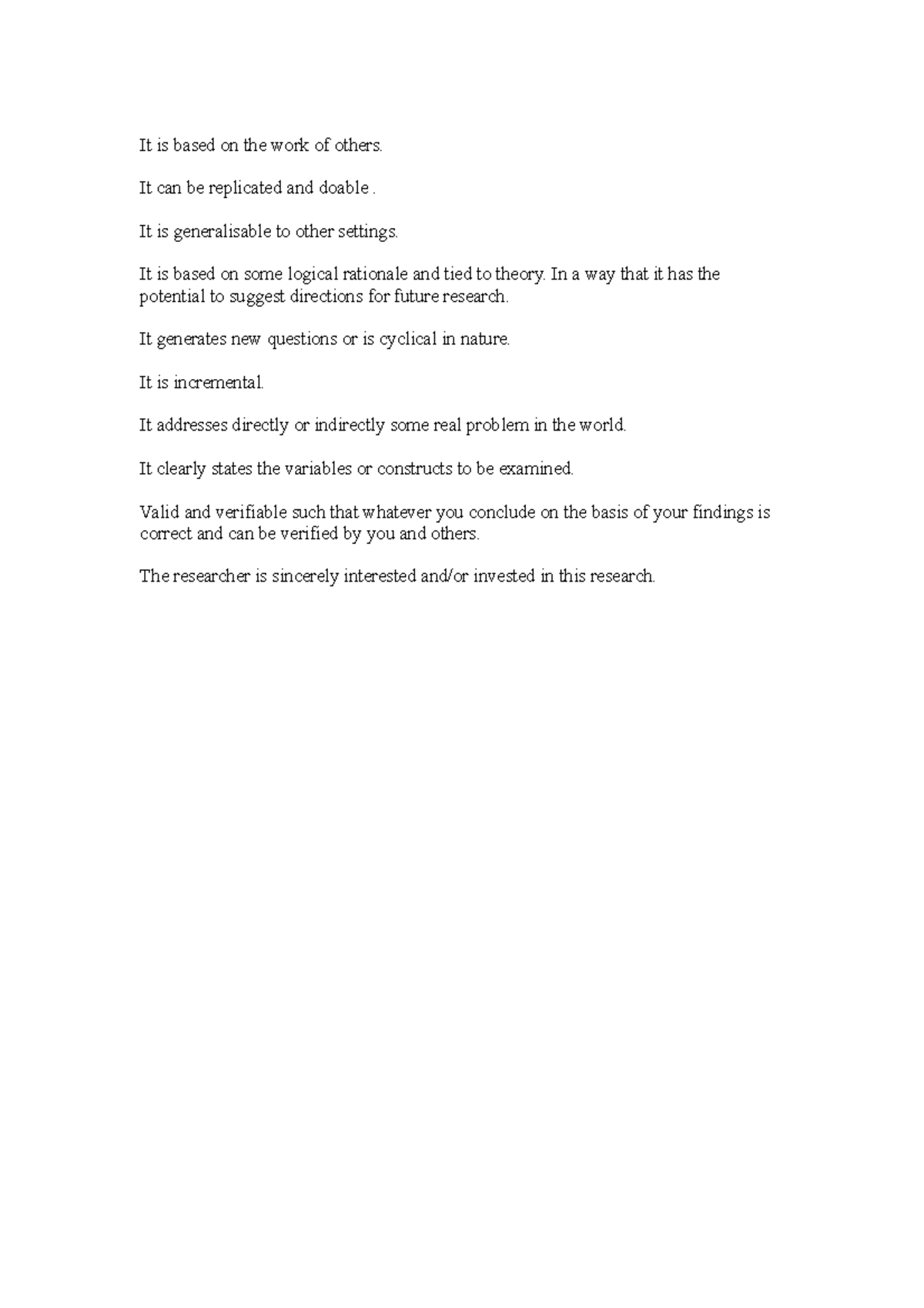 Researched Writing - It is based on the work of others. It can be ...