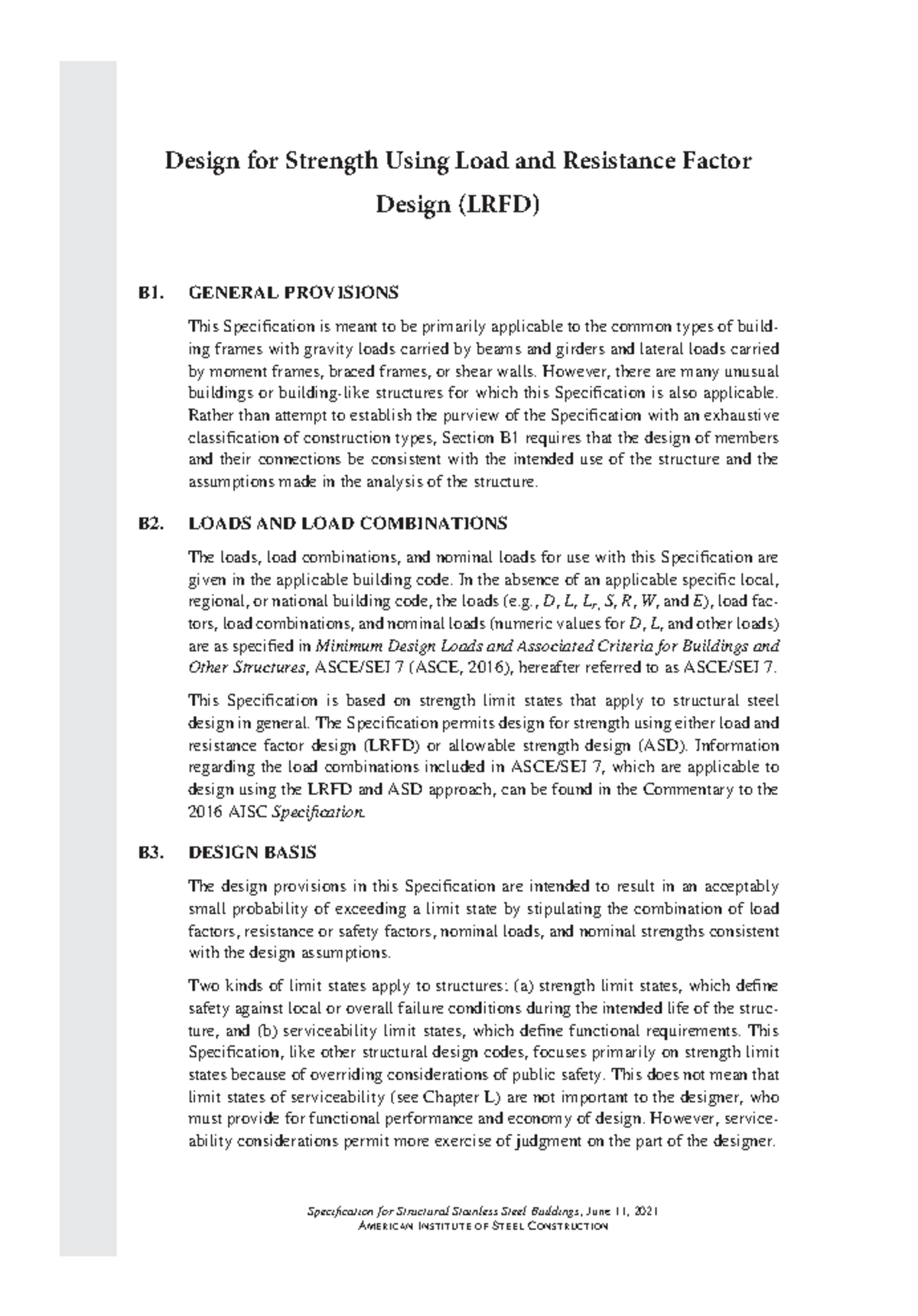Design for Strength Using Load and Resistance Factor Design (LRFD ...