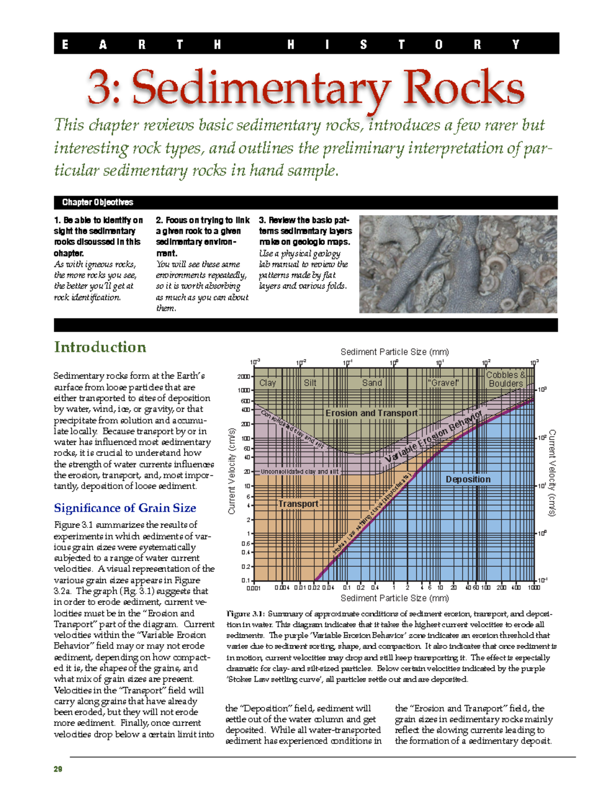 CH 3a Sedimentary Rocks - E A R T H H I S T O R Y 3: Sedimentary Rocks ...