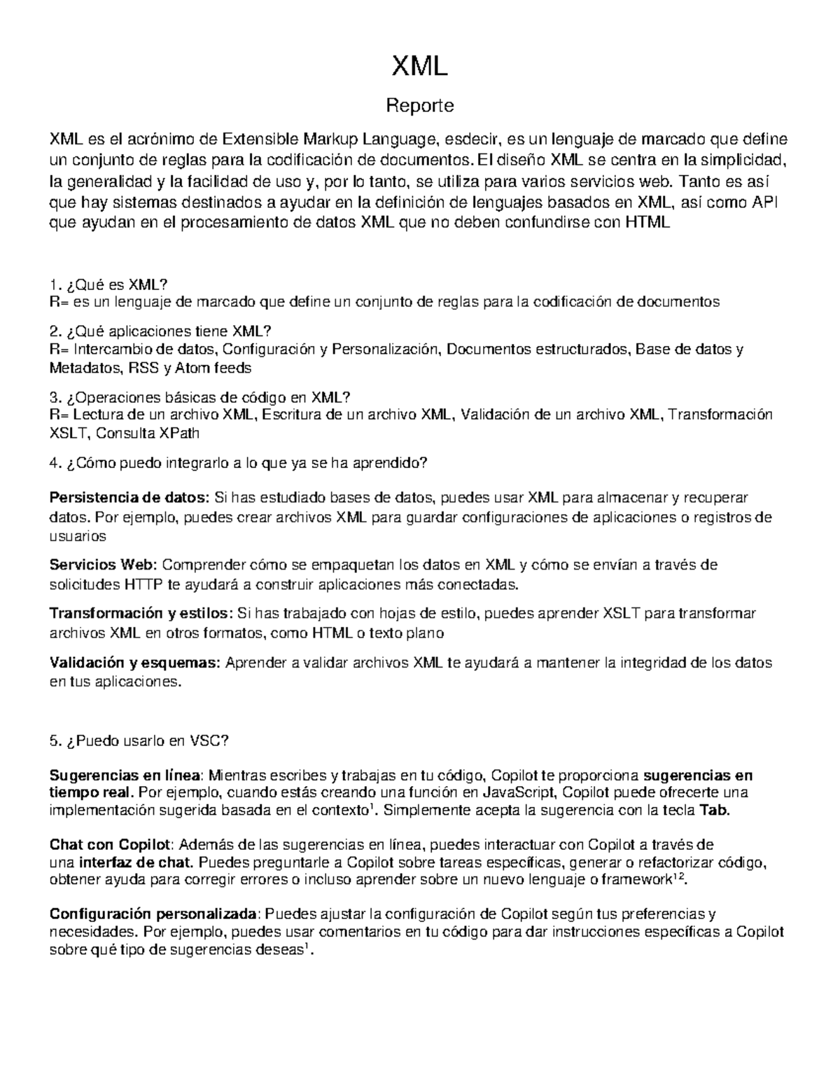 Xmls Xml Reporte Xml Es El Acrónimo De Extensible Markup Language