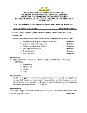 QA ANS - Questions and answers of operating systems - 2 Operating- C H A P T E R System ...