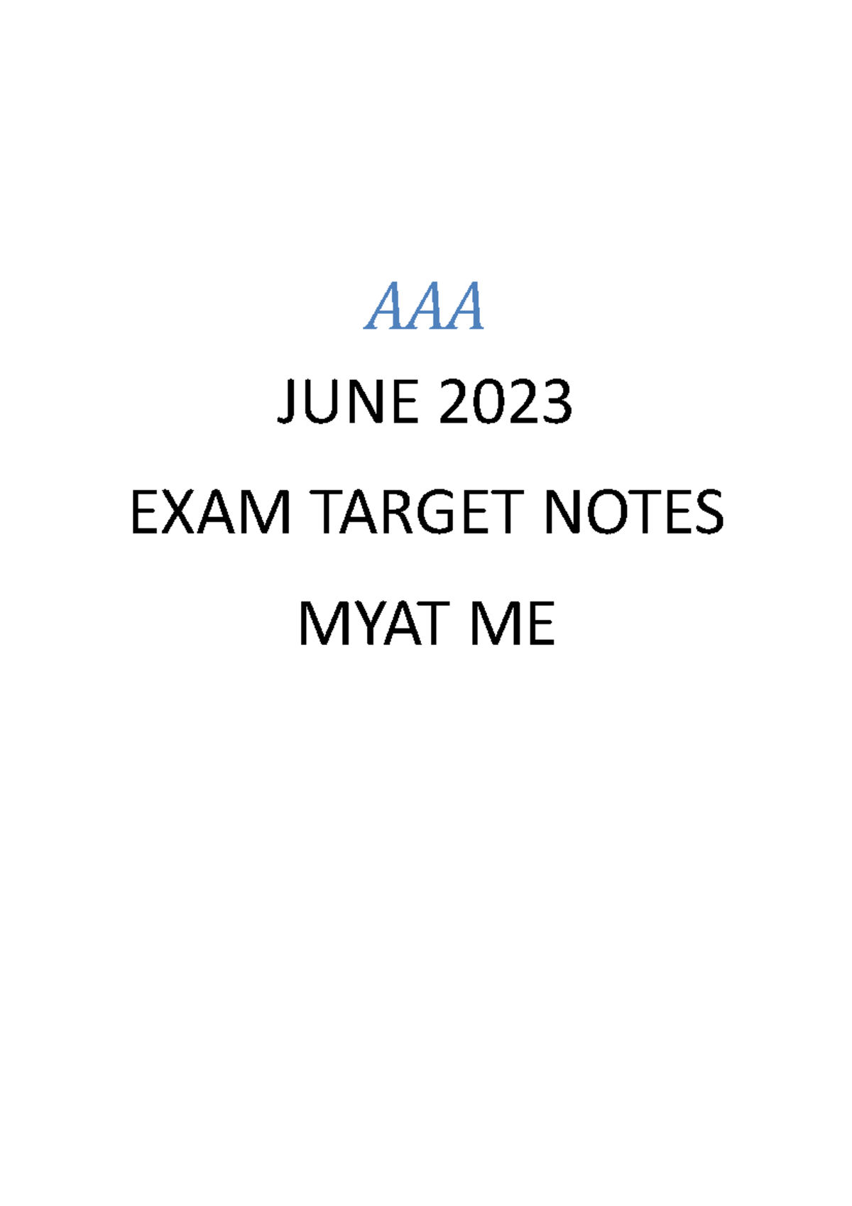 AAA NOTE 1 - General Chemistry I & II - Studocu