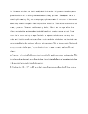 JW Initial Treatment Plan - Current Disposition: Short Term: Find ...