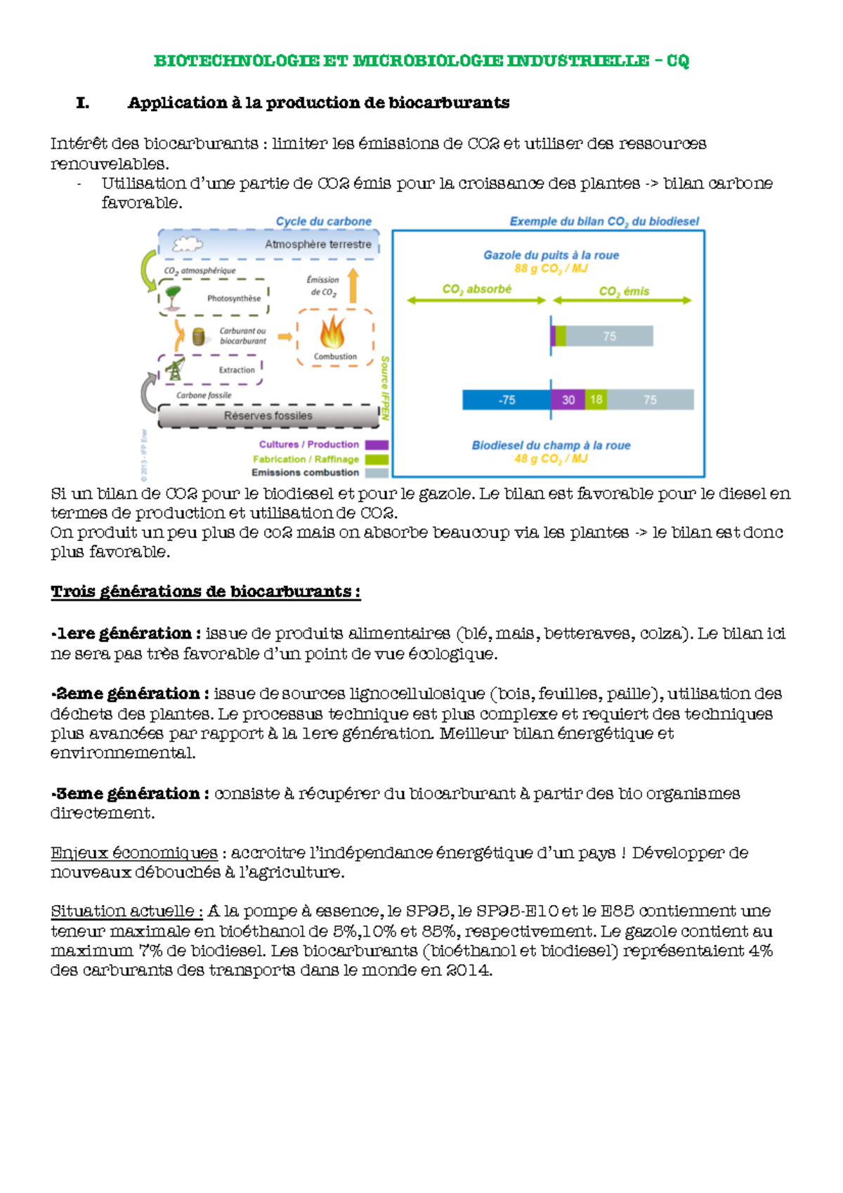 Cm biotechnologie et microbio industrielle - BIOTECHNOLOGIE ET ...