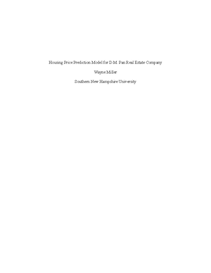 MAT 240 Project Two Wayne Miller - Report: Regional vs. National ...