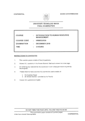 Intership - Offer Letter - Introduction to Human Resource Management ...